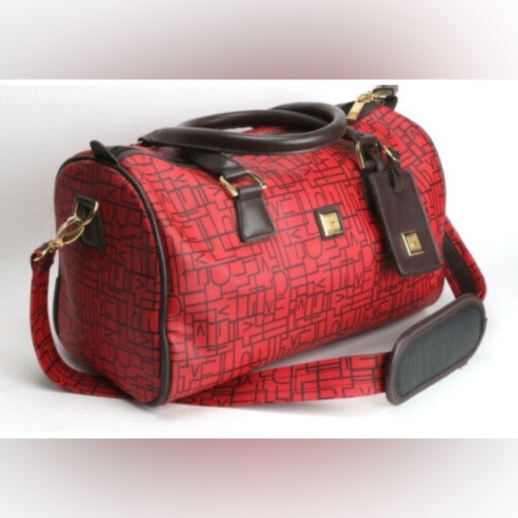 Diane Von Furstenberg | Bags | Diane Von Furstenberg Dvf Red Black Logo ...